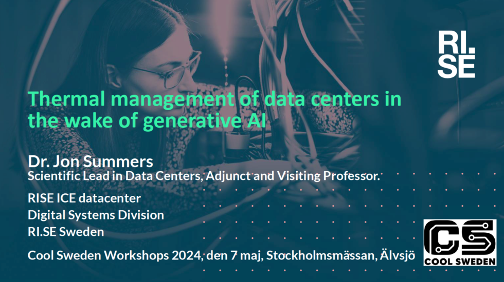 Thermal management of data centers in the wake of generative AI | Cool ...